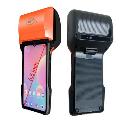 China Touch Screen Retail POS System Orange Wireless Point Of Sale System With Optional Scanner for sale