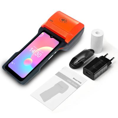 China 6.5 Inch Handheld Ordering System Orange Handheld Ordering Devices For Restaurants for sale