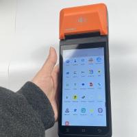 China SC9863 Android 12 Mobile POS Terminal 5.5 inch 6400mAh Battery with 2D Scanner and Printer for sale