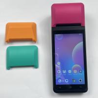 China 254.5mm*82mm*17mm Wireless POS Device 70mm/S Android Handheld Terminal With Printer for sale