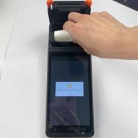 China Android 12 Touch Screen Mobile POS Dual SIM with 6400mAh Battery and 58mm Thermal Printer for sale