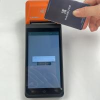 China Android 12 Touch Screen Mobile POS Dual SIM with 6400mAh Battery and 58mm Thermal Printer for sale
