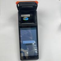 China 254.5mm*82mm*17mm Wireless POS Device 70mm/S Android Handheld Terminal With Printer for sale