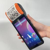 China Android 14 POS Tablet with 6 Inch Screen 6400mAh Battery Built-in Printer for sale