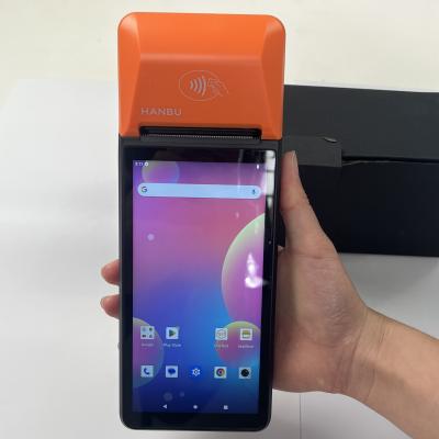China Hanbu HB-P6 PRO Android 14 Tablet POS 6 Inch Touch Screen with 58mm Printer NFC 4G WiFi for sale