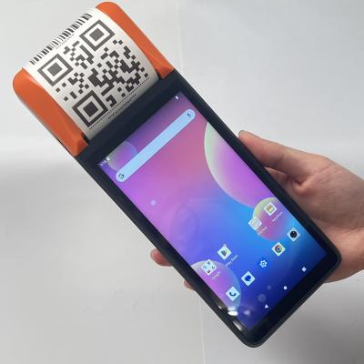 China Android 14 Handheld POS Terminal 6 Inch Touchscreen 58mm Printer 64GB Storage for sale