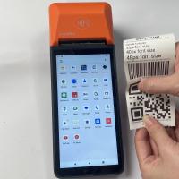China 32GB Storage Mobile POS Terminal 5.5 Inch NFC Point of Sale with Android 12 for sale