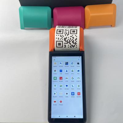 China Android 14 POS Terminal 5.99 Inch LCD Screen Handheld NFC Printer 8 Core 6400mAh for sale