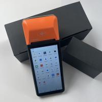 China Handheld Mobile POS Terminal Dual SIM 5.5 Inch Touch Screen Payment Terminal 8-Core CPU for sale