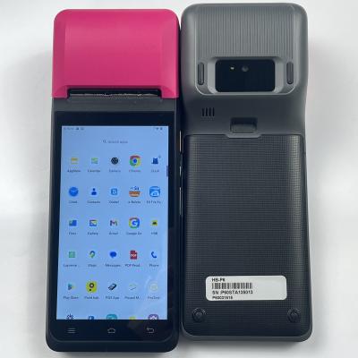 China 3GB RAM 16GB ROM Payment Terminal Android 14 Mobile POS Device T606 TMS Support for sale