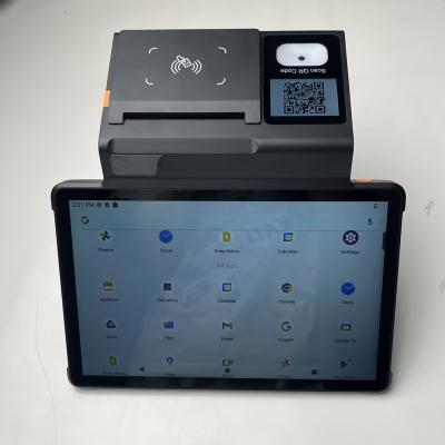 China Android 13 POS Terminal 11 Inch 6400mAh Battery Dual SIM 4G LTE Payment Machine for sale