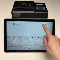 China User-Friendly Payment Terminal with Touch Screen 4-Core * 2.0GHz CPU and WIFI Connectivity for sale