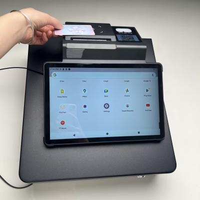 China LCD Touch Screen POS System 6400mAh Battery POS Terminal System 11 Inch for sale