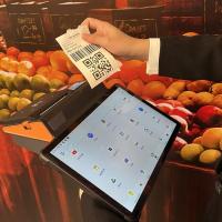 China 11 Inch Tablet POS System with 80mm Printer Android 13 4GB RAM WiFi Bluetooth for sale