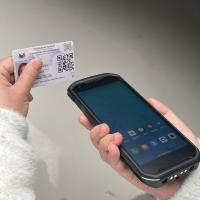 China Android 13 Handheld Terminal 4G Android Industrial Pda 5.5 Inch for sale