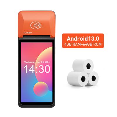 China 32GB Storage Android Point Of Sale Touchscreen Payment Terminal Android Glove Friendly for sale
