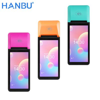 China Android 14 Handheld POS System 6 Inch Touchscreen 6400mAh Battery with Printer for sale