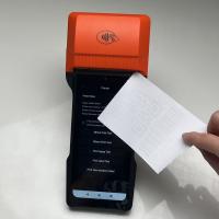 China Touch Screen Retail POS System Orange Wireless Point Of Sale System With Optional Scanner for sale