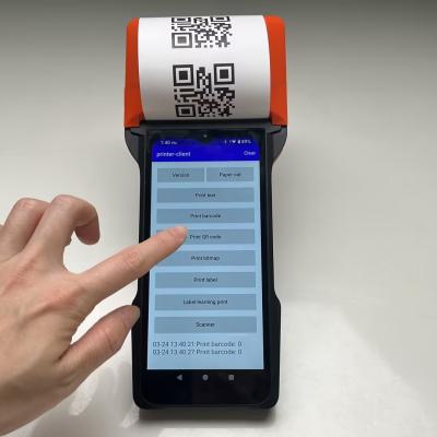 China Android 14 Billing POS 4GB 64GB with 6.5 Inch Touchscreen and 80mm Printer for sale