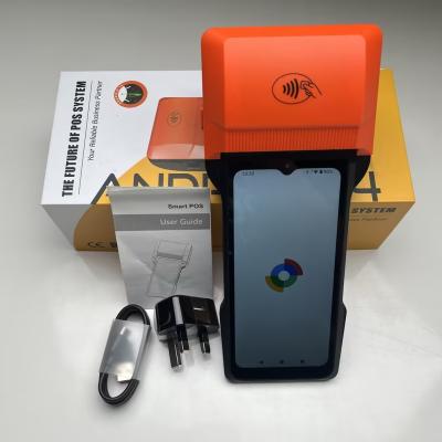 China 6.5 Inch Android Handheld POS with 80mm Thermal Printer 4G WiFi 3GB 32GB for sale
