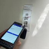China 5.5 Inch UHF RFID Handheld Reader Android 13 Handheld RFID Reader 6GB Ram 64GB Rom for sale