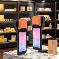 China Dual Camera Mobile POS Payment 8 Inch Retail Billing Machine With Barcode Scanner for sale