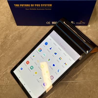 China Hanbu HB-P8 Pro 8 Inch Smart POS Terminal with 6400mAh Battery and Dual-band Wi-Fi for sale