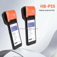 China Hanbu Handheld POS Terminal with 6400mAh Battery and 5.5 Inch IPS Display for sale