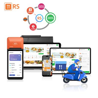 China Hanbu 8 Inch Android 12 Handheld POS Terminal with 40mm Printer for sale