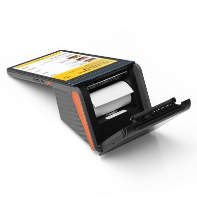 China 8 Inch Android POS Terminal 2D Scanner 58mm Printer 4G LTE NFC Handheld for sale