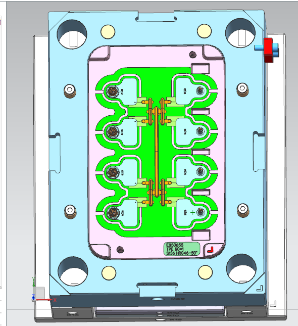 Cattle ear tag mold manufacturer in China