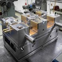China Customized OEM Texture Black Color Surface Plastics Injection Mold for sale