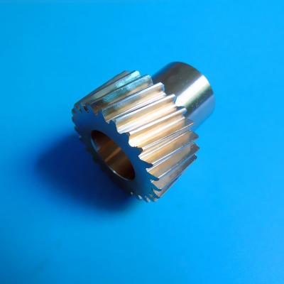 China Precision CNC Machining SUS304 Twisted Metal Gear Solid 5 Nut for Copper and Stainless Steel for sale