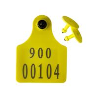 China Customized UHF RFID Ear Tags for Livestock Tracking with 860-960MHz Frequency ISO 11784/11785 Compliance and IP68 Waterproof Rating for sale