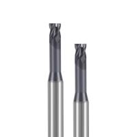 China 65° 4-Flute Tungsten Carbide End Mill for Stainless Steel , High Precision CNC Milling Cutter for sale