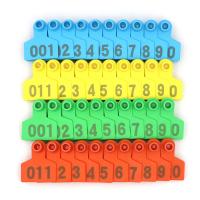 China Cattle Ear Tags with Number, Livestock Ear Tags for Cows Pigs Goats, Animal Identification Tags for sale