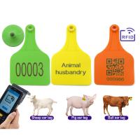 China Cattle Ear Tags with Number, Livestock Ear Tags for Cows Pigs Goats, Animal Identification Tags for sale