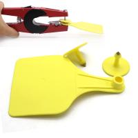 China Cattle Ear Tags with Number, Livestock Ear Tags for Cows Pigs Goats, Animal Identification Tags for sale
