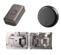China Precision ±0.01mm Pet GPS Locator Shell Seamless Assembly Injection Plastic Housing Mold for sale