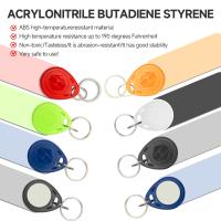China Custom Printing 125kHz Frequency Waterproof RFID Keyfob for Hotel and Access Control Systems for sale