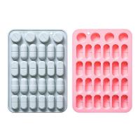China 28 Cavity Food Grade Non-Stick Silicone Candy Mold for Chocolate Gummy and Baking Tray for sale