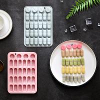 China 28 Cavity Food Grade Non-Stick Silicone Candy Mold for Chocolate Gummy and Baking Tray for sale