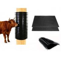 China Black Plastic Livestock Self Scratching Board 33X42cm for Relieving Itchiness in Farm Animals for sale