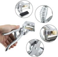 China Professional Aluminum Alloy Ear Tag Applicator with Four/Five Digits and 21cm Length for Livestock Marking for sale