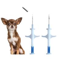 China Factory Wholesale 1.25*7mm EM4305 FDX-B Animal Microchip With 512Bit Storage Waterproof RFID Chip For Livestock Pet Tracking for sale