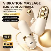 China Bluetooth 6.0 Wireless Earbuds with Vibration Massage Function and Skin-Friendly Material for Comfortable Use for sale