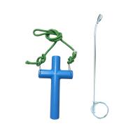 China Heavy Duty Stainless Steel Handheld Rumen Magnet Extractor for Cow Stomach Tramp Iron Removal for sale