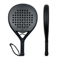 China OEM Custom 3K Carbon Fiber Padel Racket with Superior Spin Power and Custom Logo Printing for sale