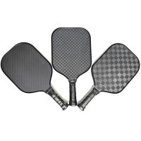 China Professional Carbon Fiber Pickleball Paddle with 16mm Honeycomb Core and Lightweight Design for sale
