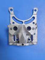 China OEM Custom Precision CNC Machined Aluminum Mounting Bracket with Glass Bead Sandblasted Finish and ±0.01 mm Tolerance for sale